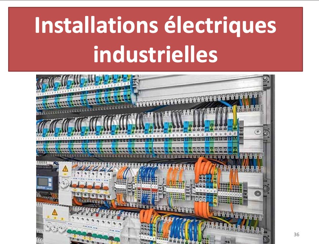 Installations électriques industrielles PDF – Grande Bibliothèque