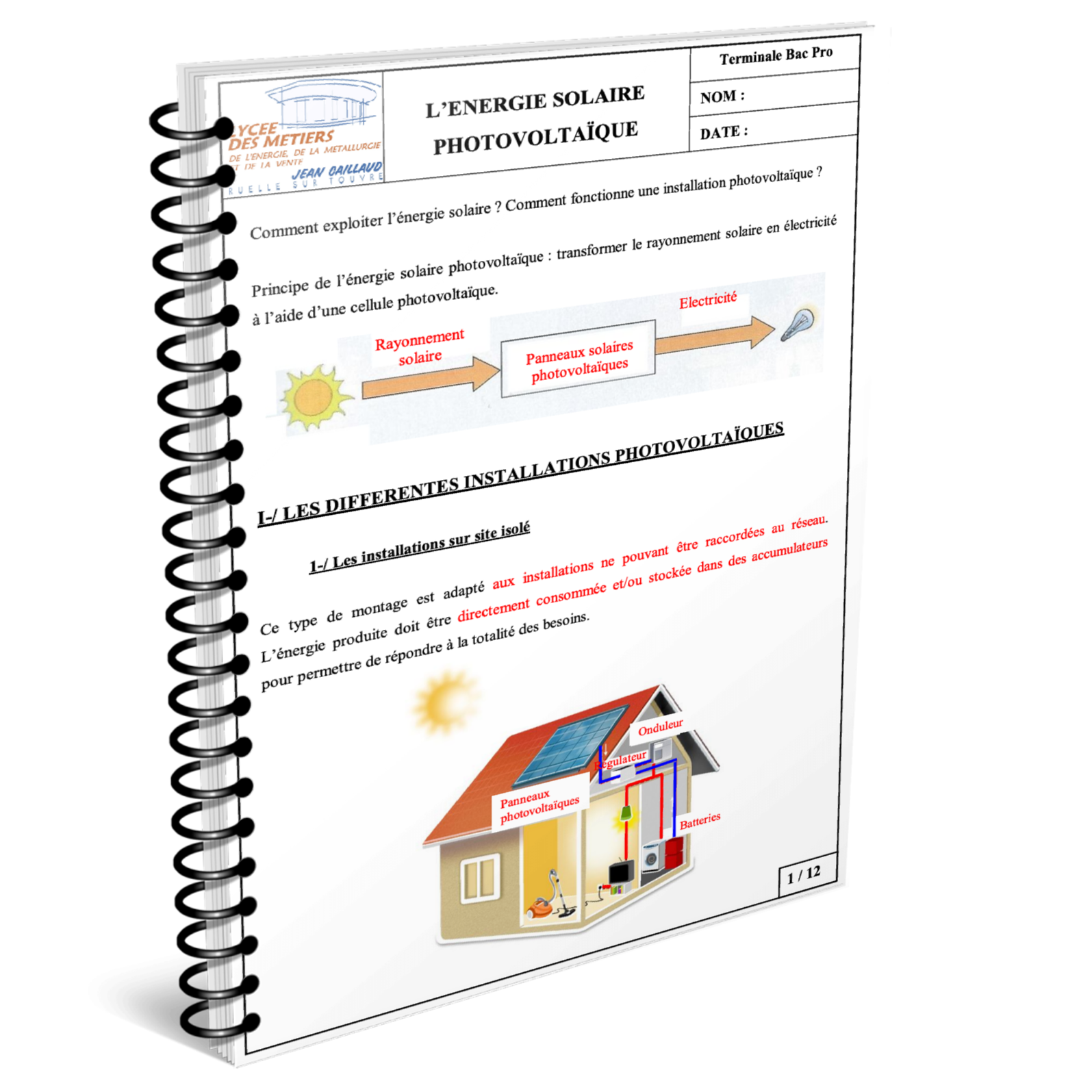 Télécharger Gratuitement Livre L’ENERGIE SOLAIRE PHOTOVOLTAÏQUE en PDF - Grande Bibliothèque